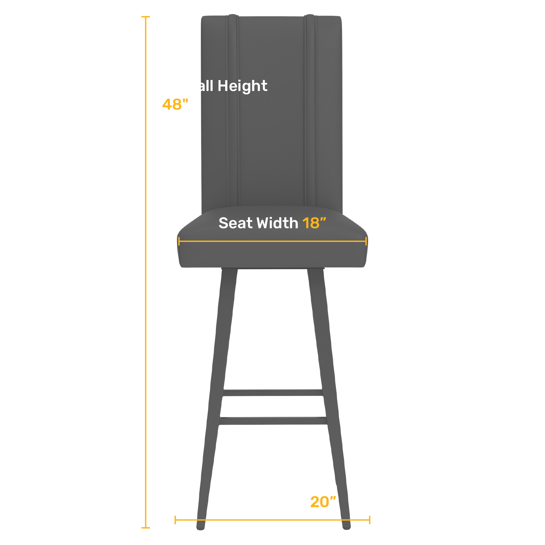 Swivel Bar Stool 2000 with Buffalo Bills Helmet Logo – Zipchair