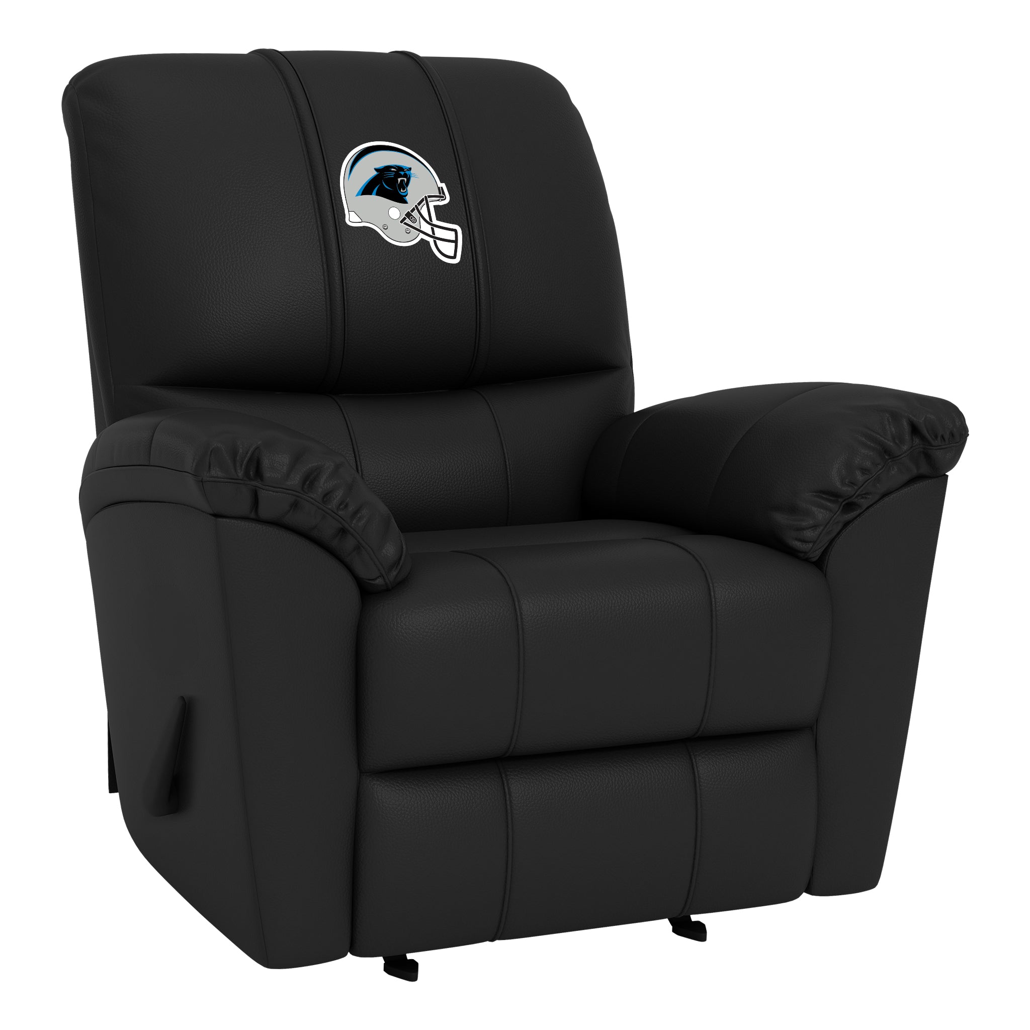 Freedom Rocker Recliner with Carolina Panthers Helmet Logo – Zipchair