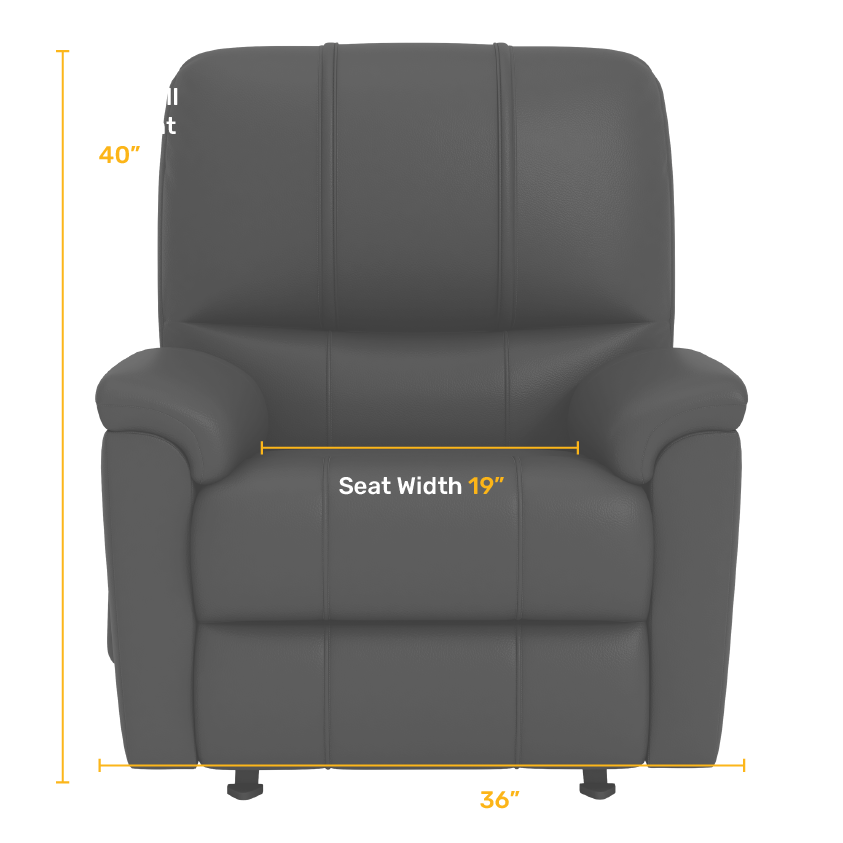 Rocker Recliner in Commercial Grade Upholstery without Logo – Zipchair