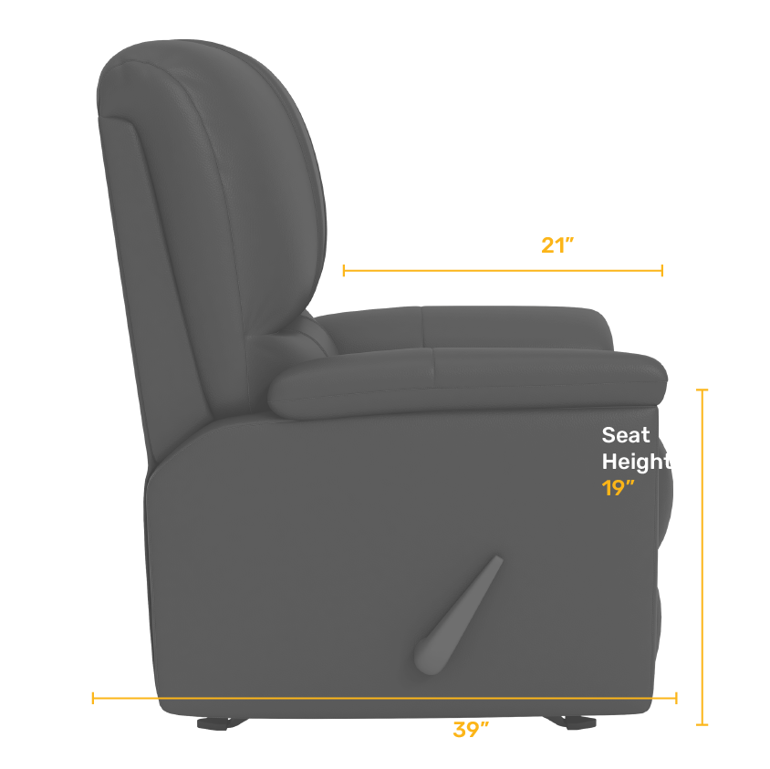 Rocker Recliner in Commercial Grade Upholstery without Logo – Zipchair