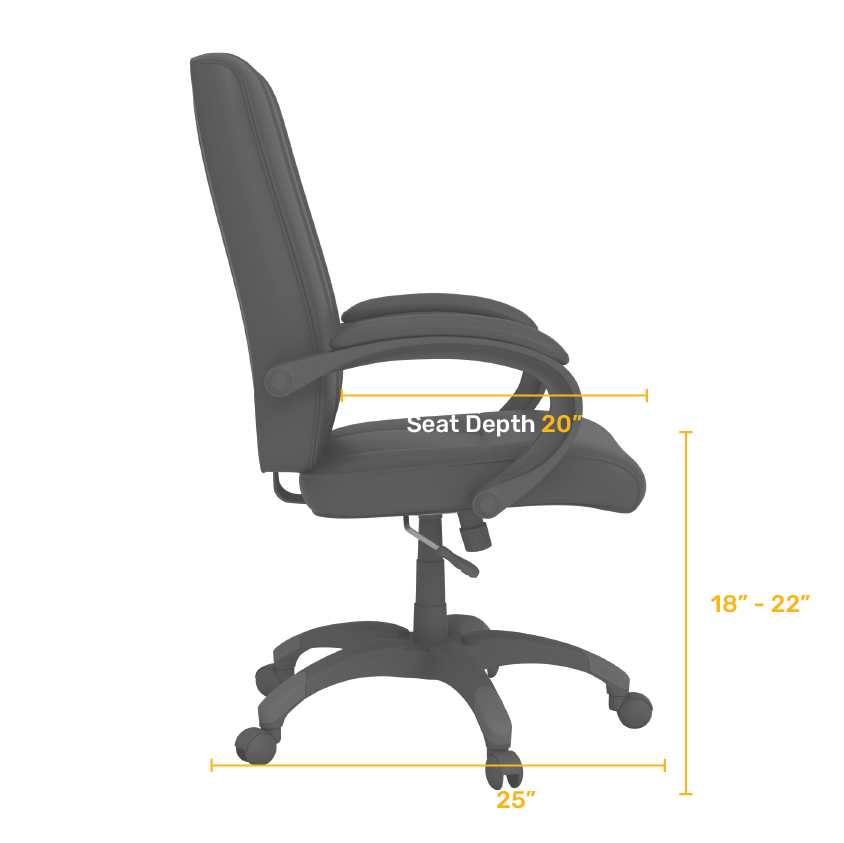 Office Chair 1000 with Marquette University Primary Logo – Zipchair