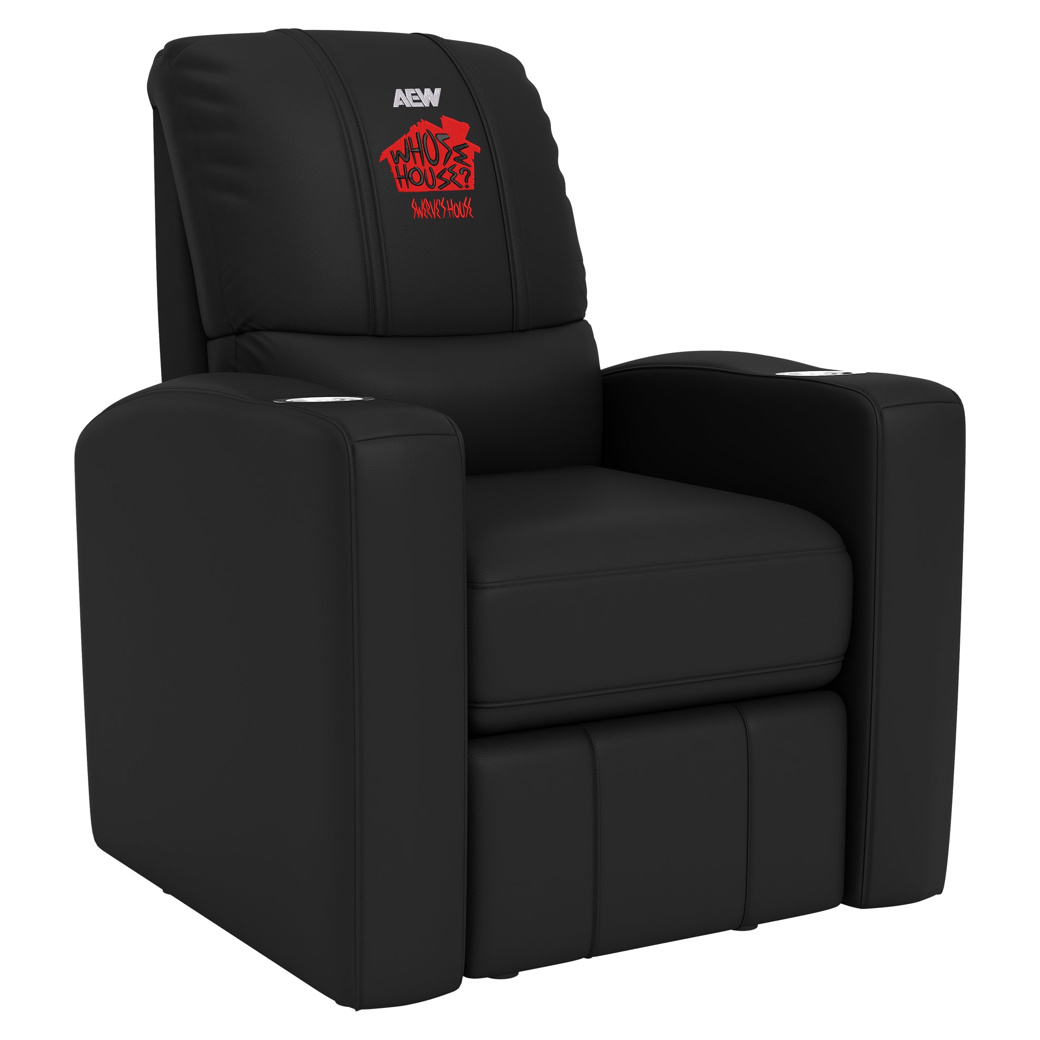Stealth Recliner with AEW Swerve Strickland Whose House Logo – Zipchair
