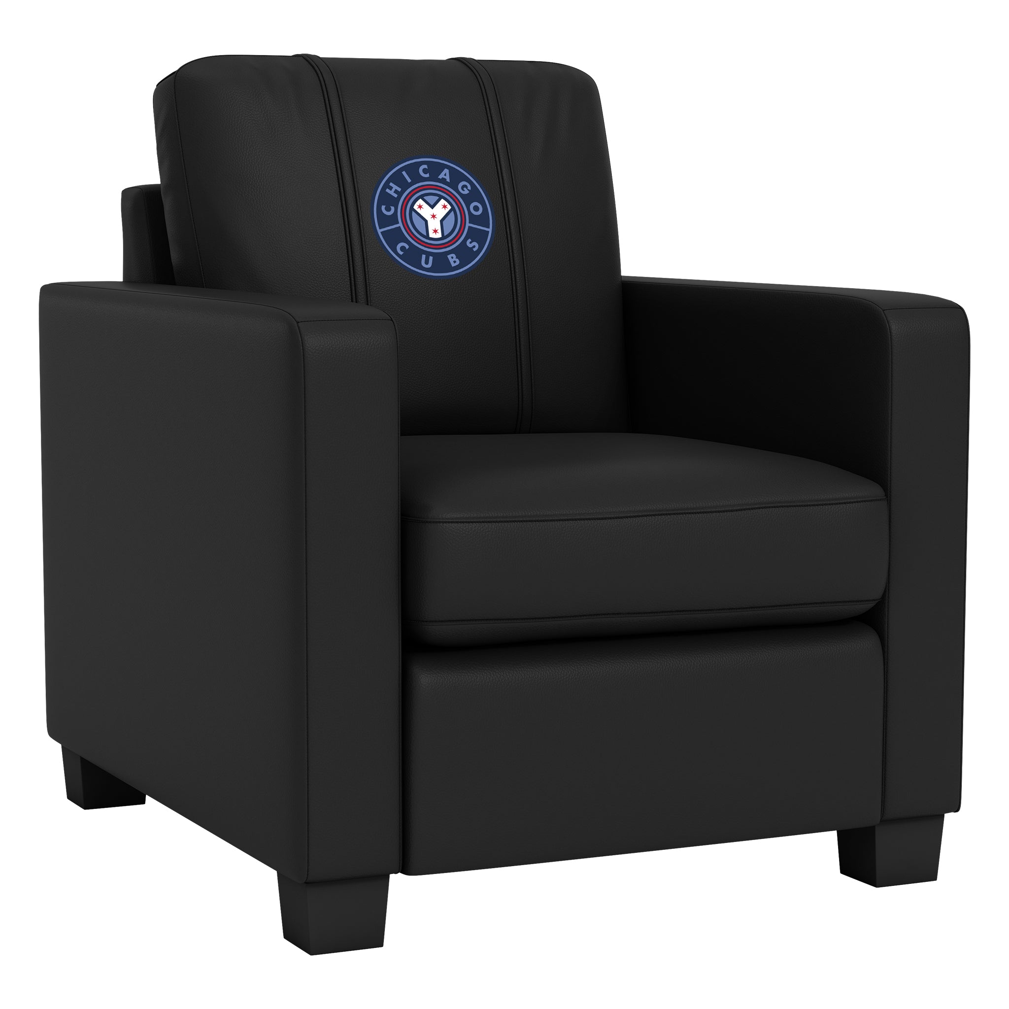 Dyno Stationary Club Chair with Chicago Cubs City Connect Secondary Lo ...