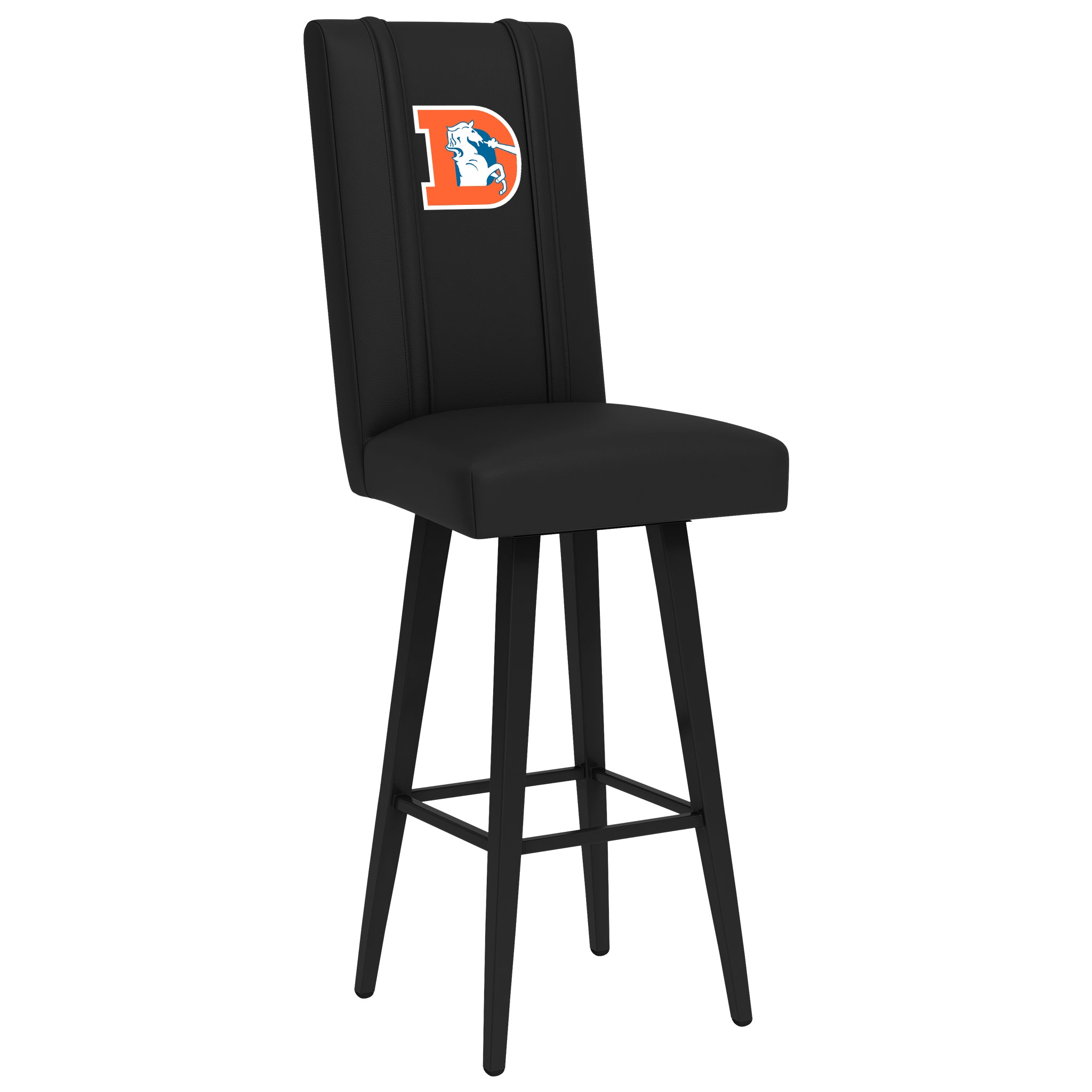Swivel Bar Stool 2000 with Denver Broncos Classic Logo – Zipchair