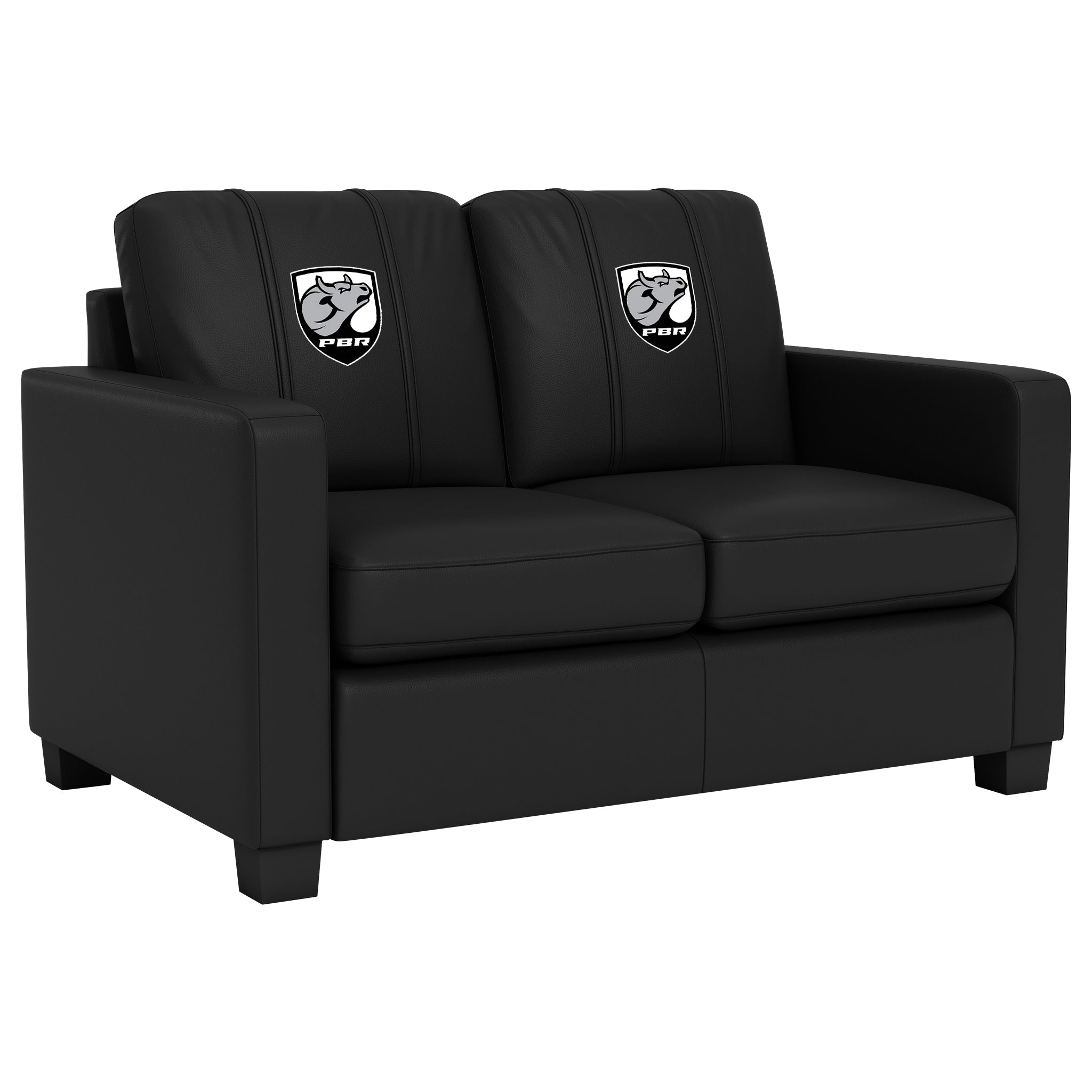 Dyno Stationary Loveseat with Professional Bull Riders Bull Head Shiel ...