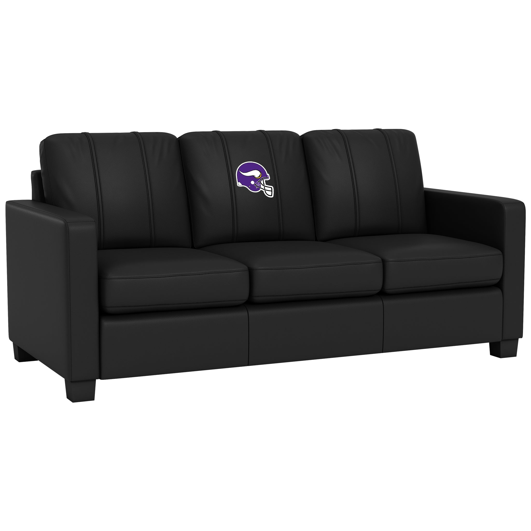 Dyno Stationary Sofa with Minnesota Vikings Helmet Logo – Zipchair