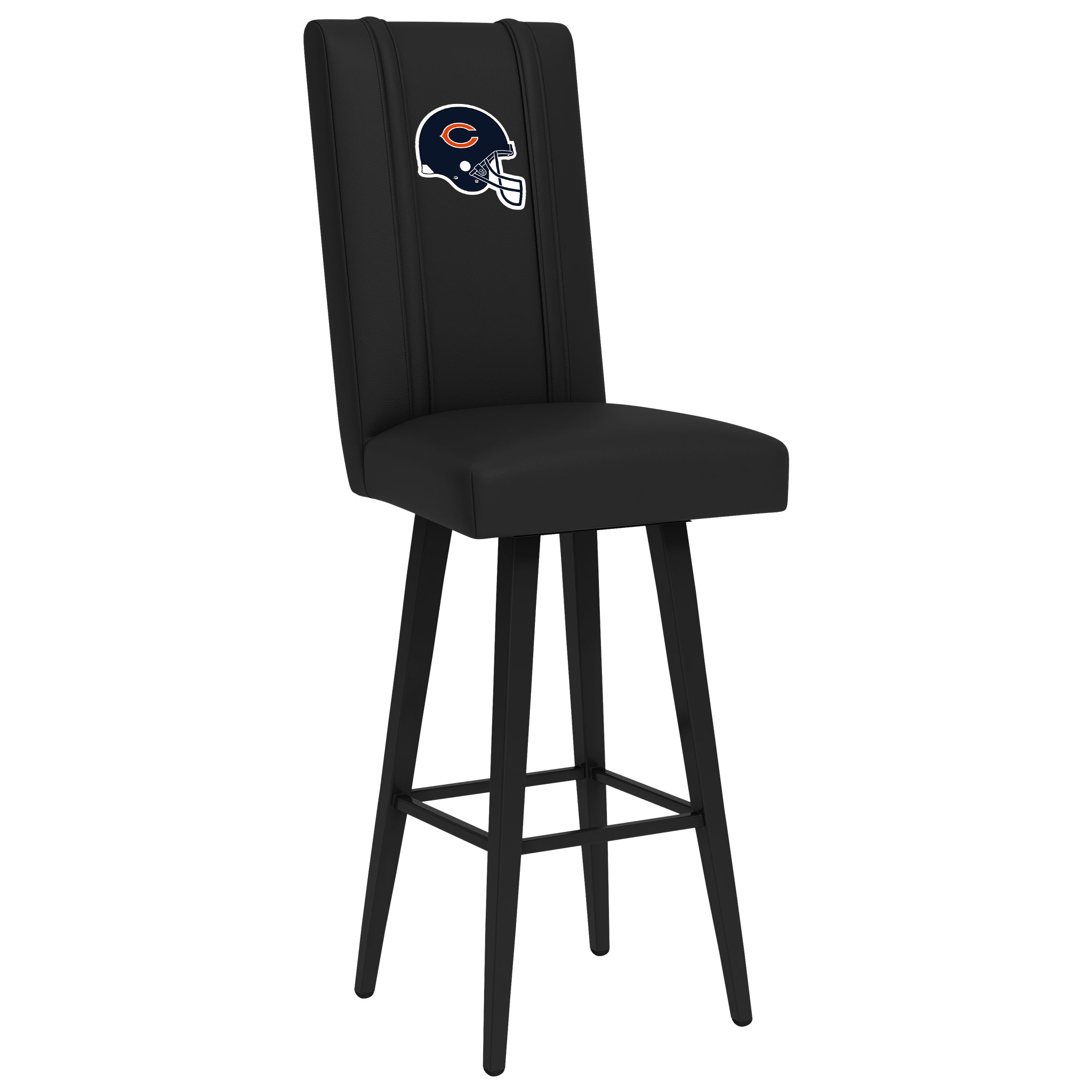 Swivel Bar Stool 2000 with Chicago Bears Helmet Logo – Zipchair