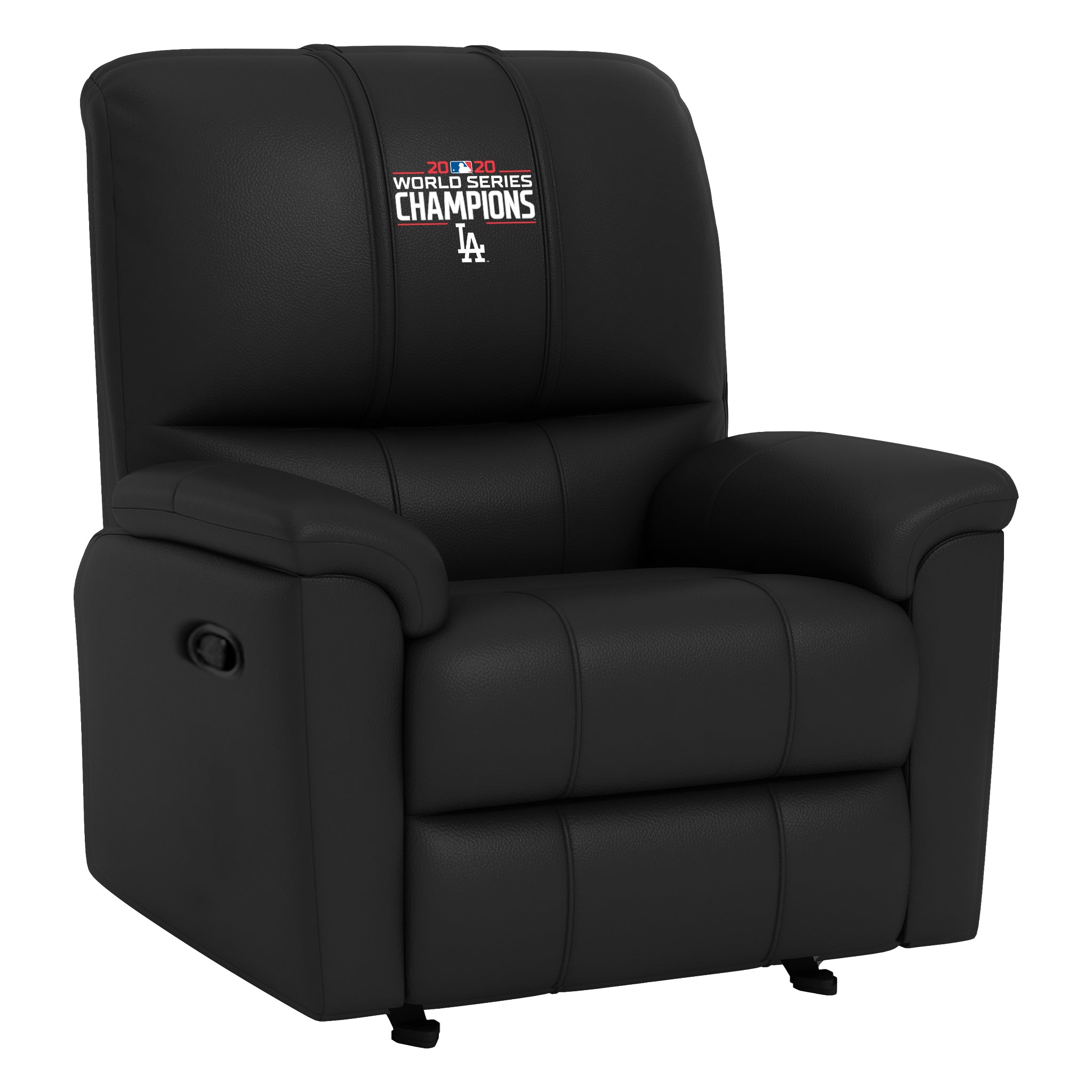 Rocker Recliner with Los Angeles Dodgers 2020 Championship Logo – Zipchair