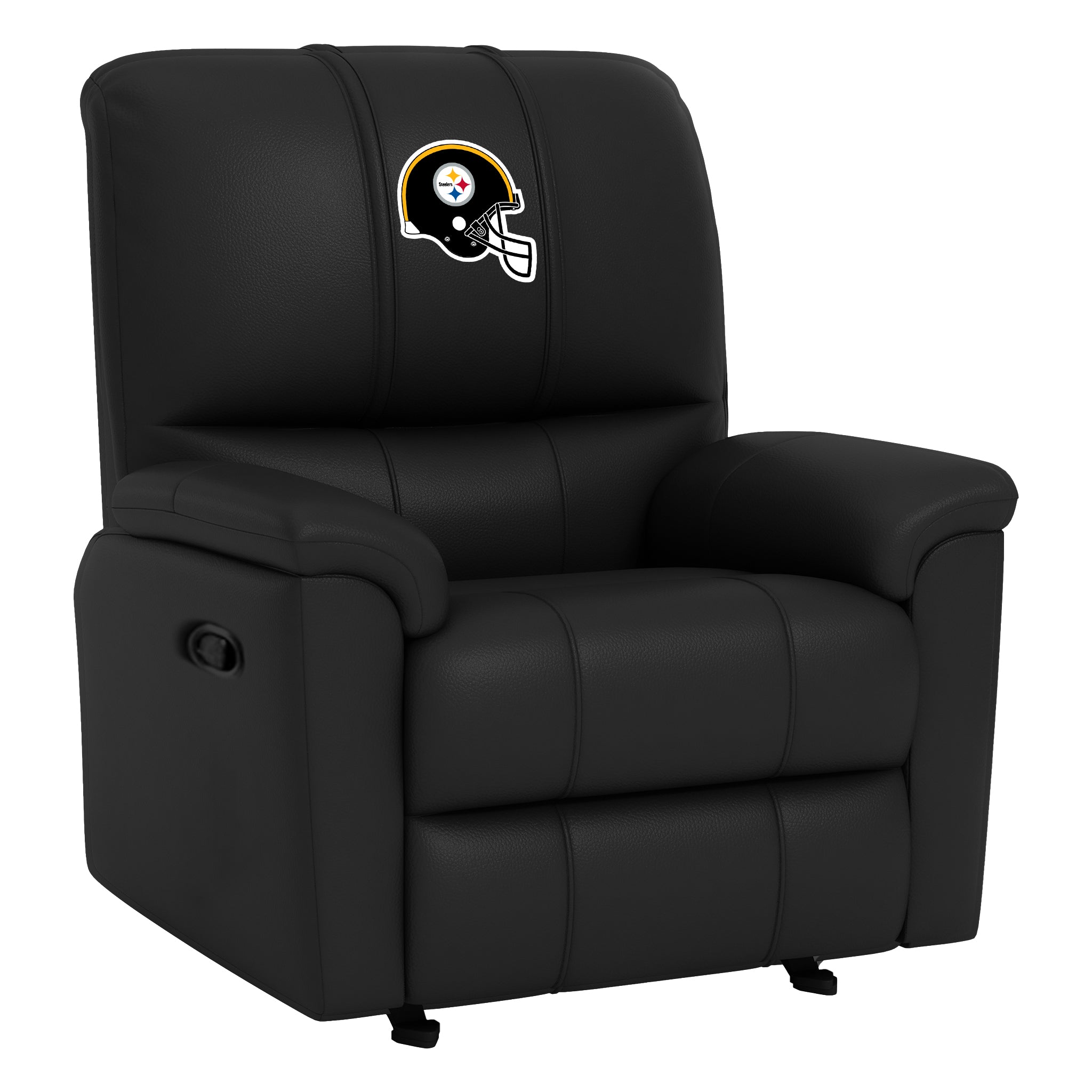 Rocker Recliner with Pittsburgh Steelers Helmet Logo – Zipchair