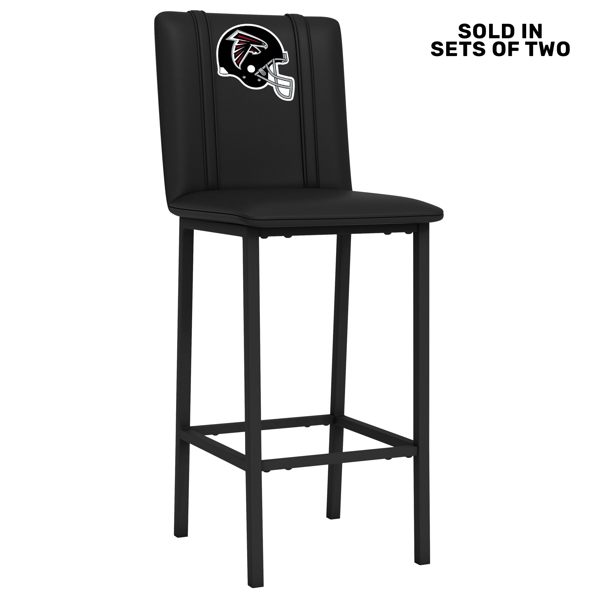 Bar Stool 500 with Atlanta Falcons Helmet Logo Set of 2 – Zipchair