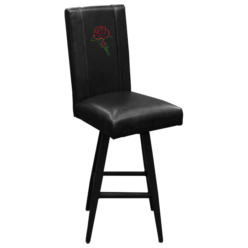 Swivel Bar Stool 2000 with Red Rose Logo Panel – Zipchair