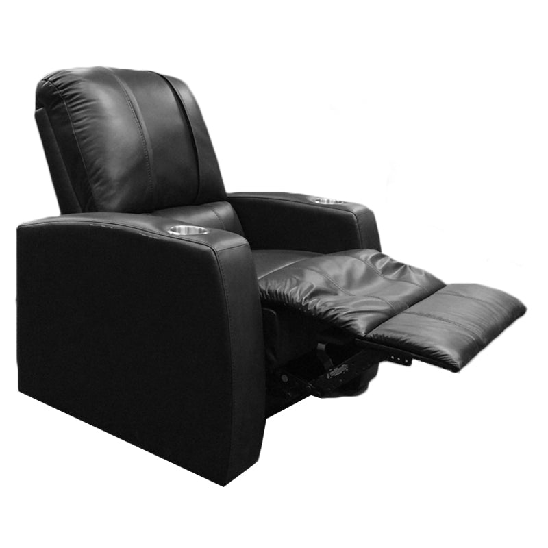Relax Home Theater Recliner with World s Greatest Dad Logo Panel Commercial Grade Synthetic Leather