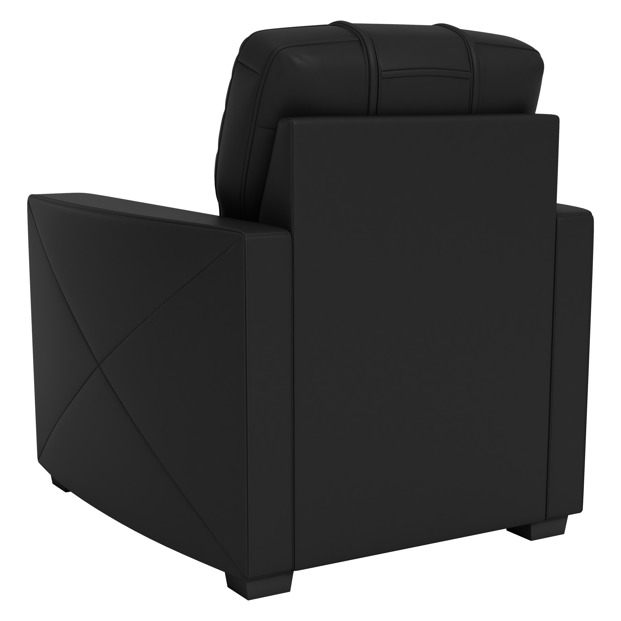 Silver Club Chair with 2016 Chicago Cubs World Series Logo – Zipchair